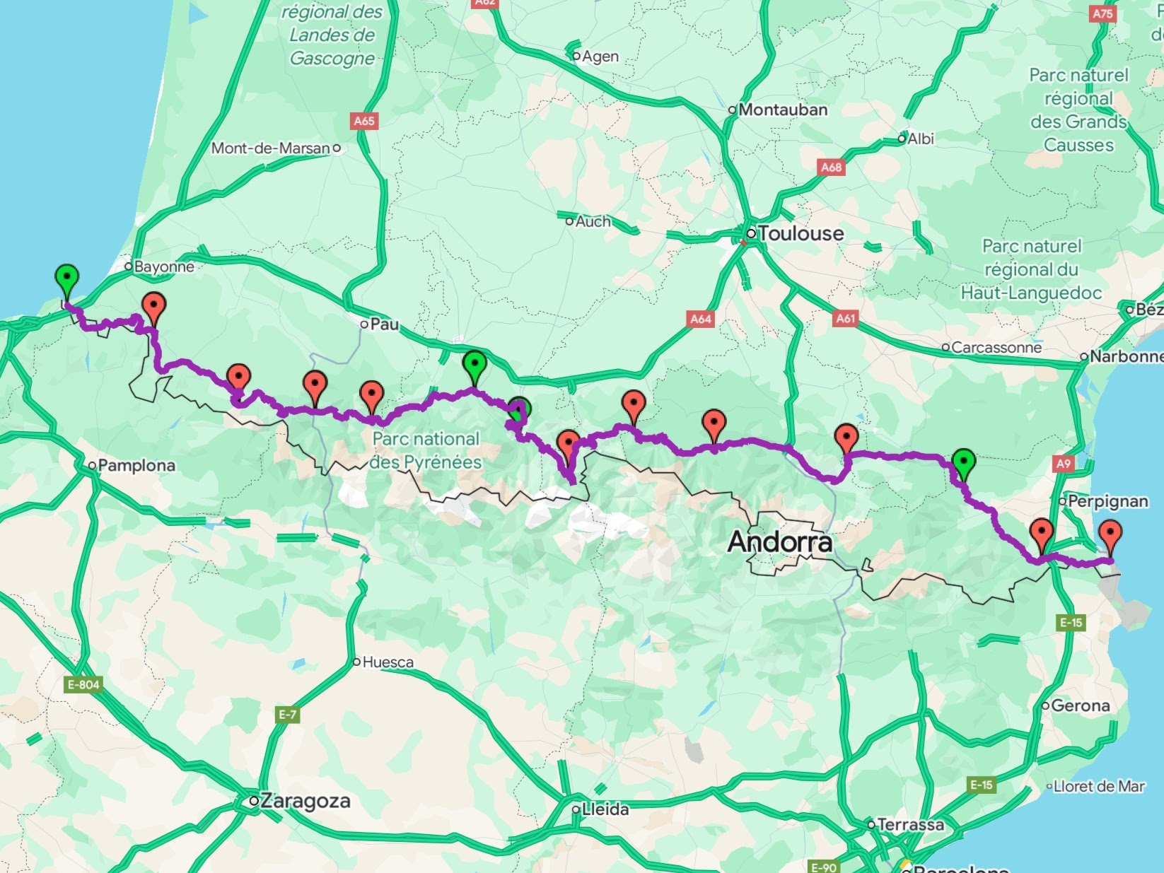 The Transpyrenees, C2C, France (solo ride) - BeyondBikepacking